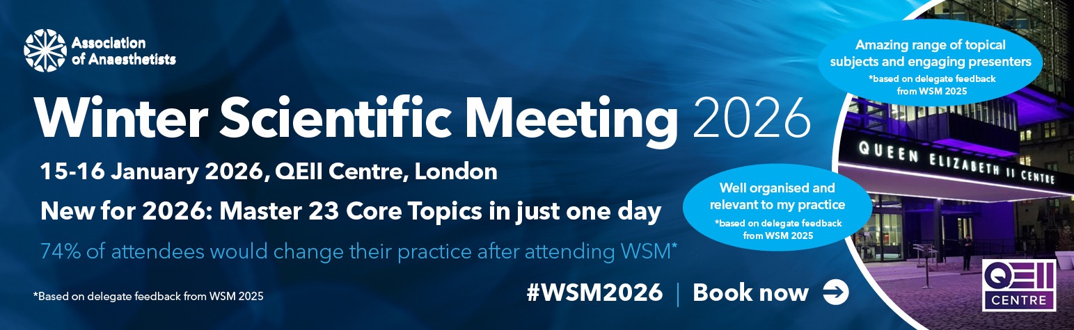 Winter Scientific Meeting 2025 | Association of Anaesthetists