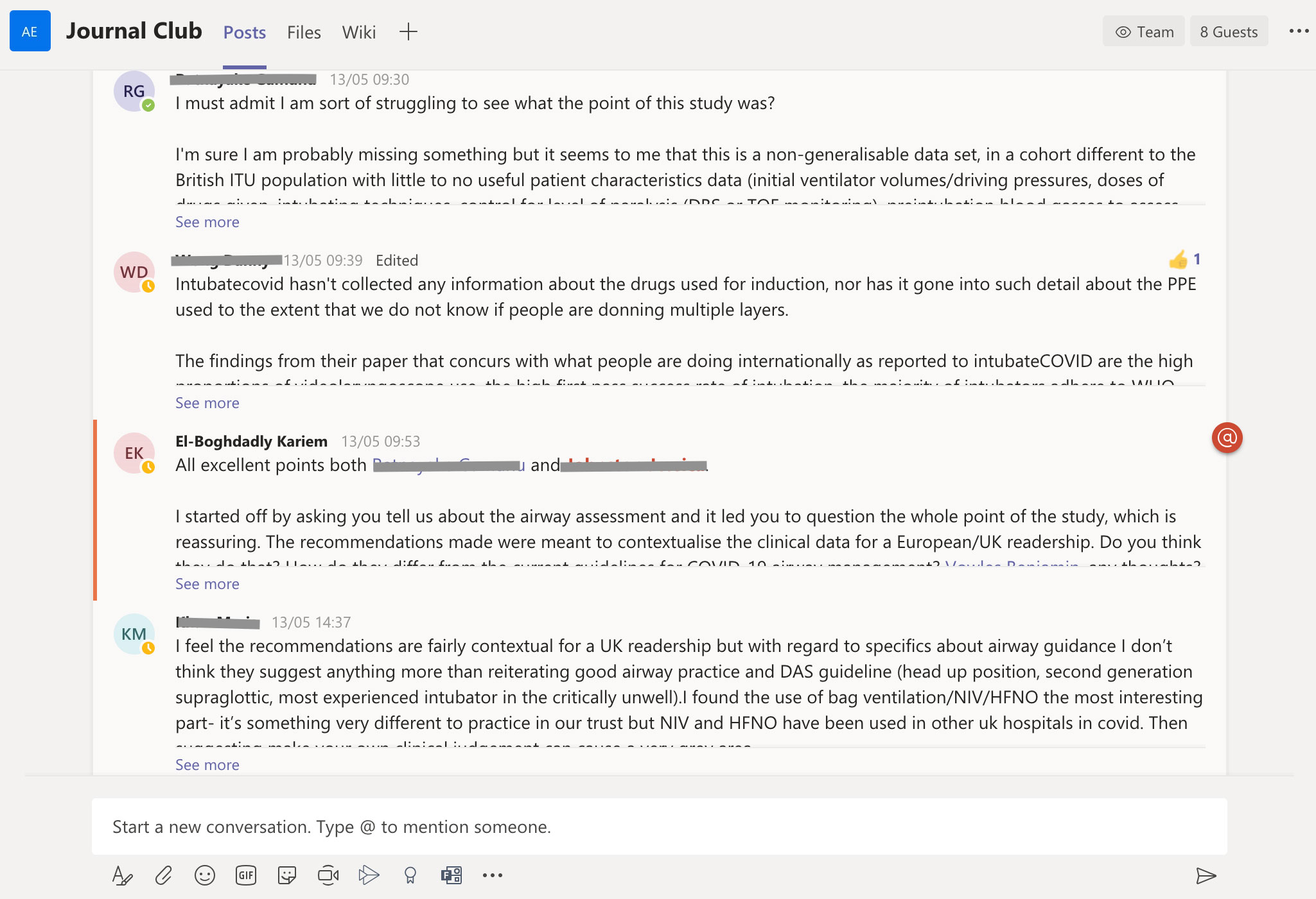A new platform for the journal club: using the opportunity to expand ...